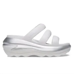 CROCS | Shoes | Crocs Mega Crush Metallic Triple Strap Platform Sandals ...